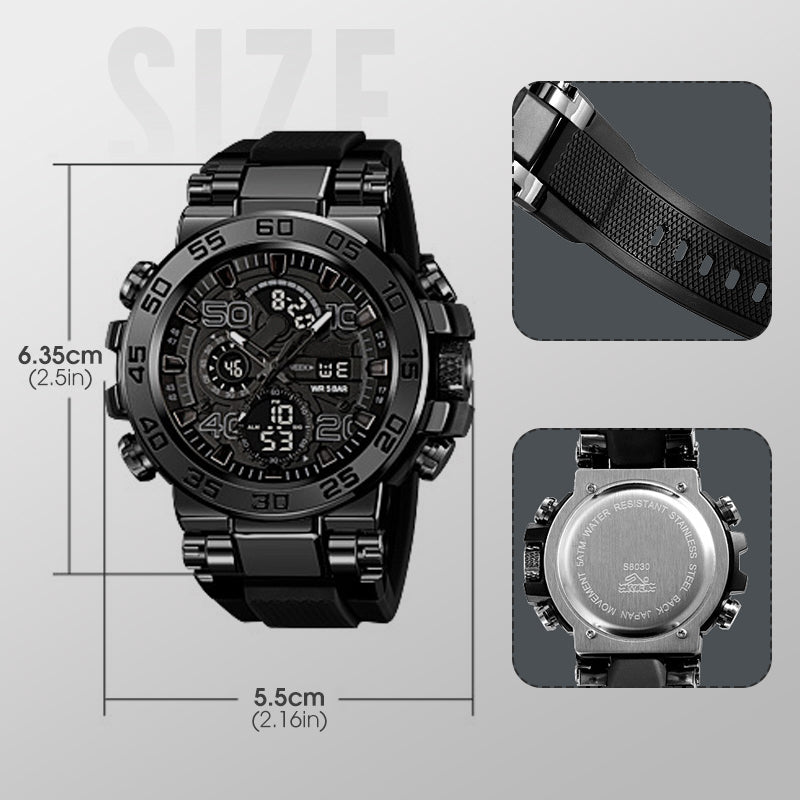 Multifunctional LED Waterproof Digital Watch – bratiey